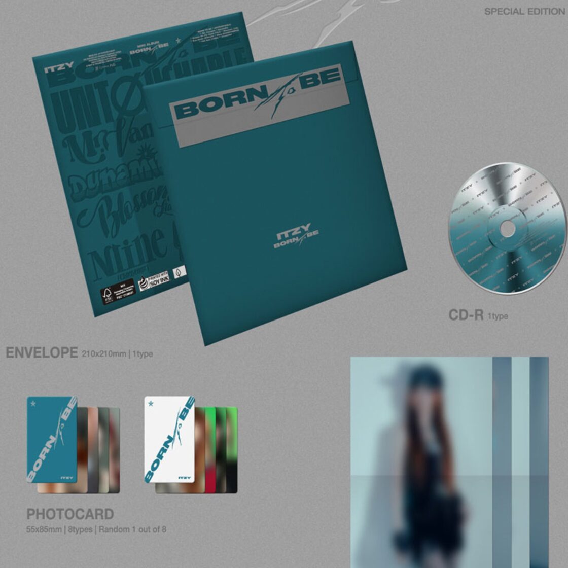 ITZY - 2nd Full Album [BORN TO BE] (Mr. Vampire Ver.) - Music albums - Shop - NEOE kpop shop