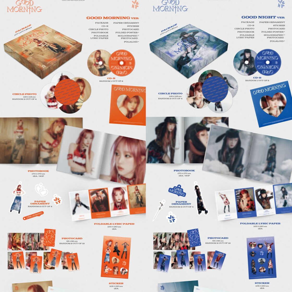 YENA - 3rd Mini Album [GOOD MORNING] - Music albums - Shop - NEOE kpop shop