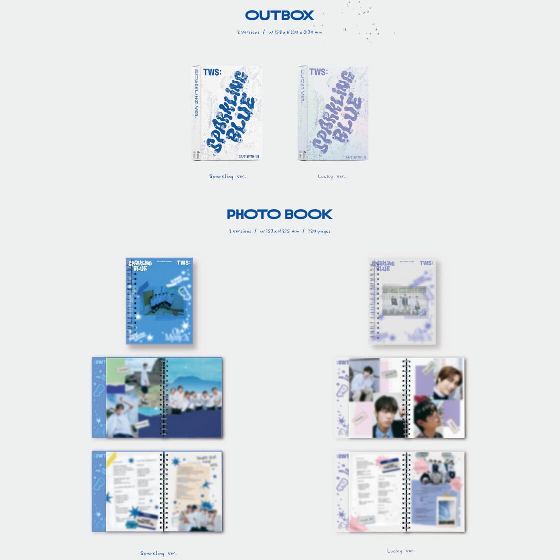 TWS - 1st Mini Album [Sparkling Blue] - Music albums - Shop - NEOE kpop ...