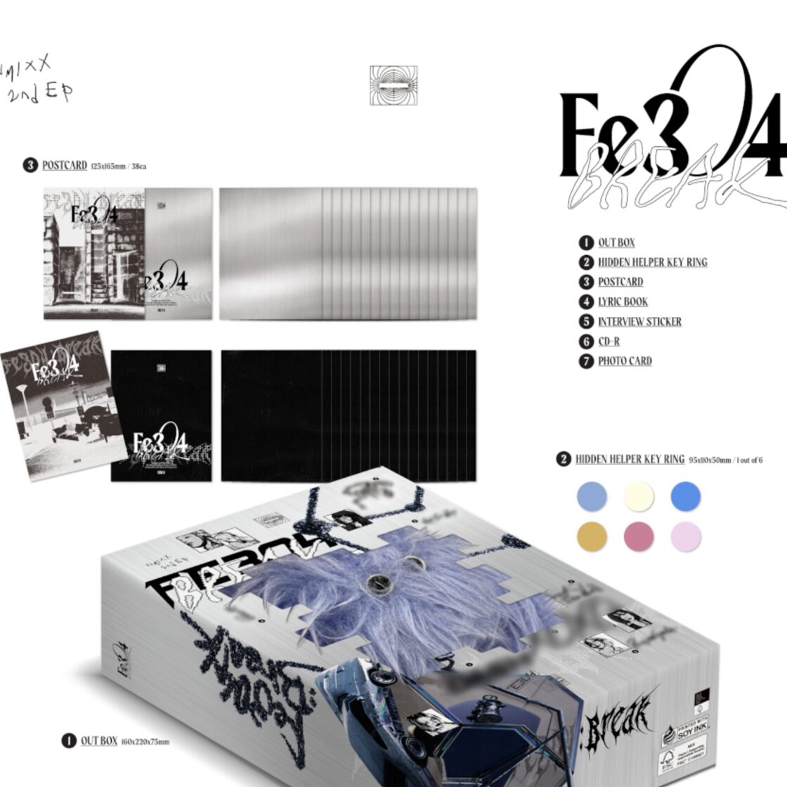 NMIXX - 2nd Mini Album [Fe3O4: BREAK] (Limited Ver.) + MusicKorea ...