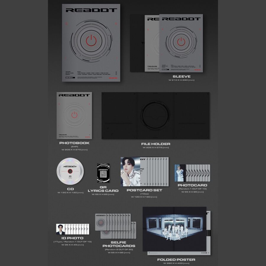 TREASURE - 2ND FULL ALBUM [REBOOT] - Music albums - Shop - NEOE kpop shop