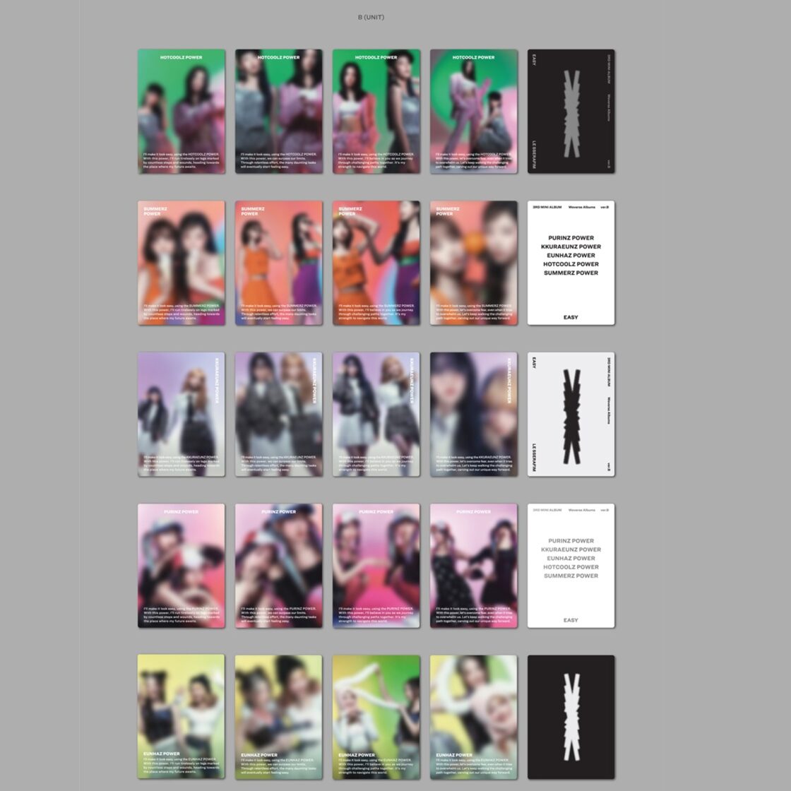 LE SSERAFIM - 3rd Mini Album [EASY] (Weverse Ver.) + MusicKorea ...