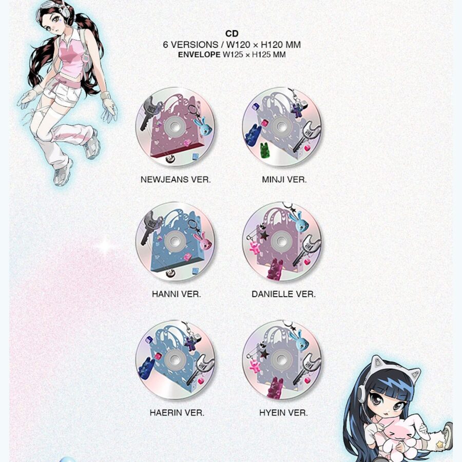 NewJeans - 2nd EP [Get Up] (Bunny Beach Bag ver.) + MusicKorea Photocard - Music albums - Shop ...