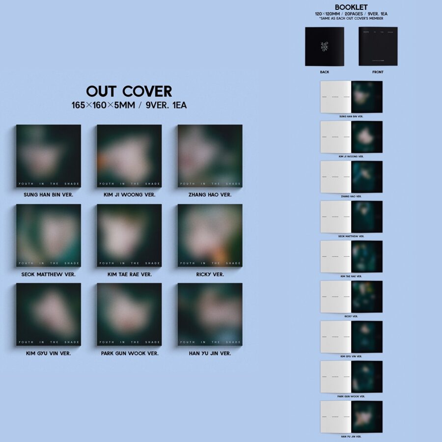 ZEROBASEONE - The 1st Mini Album [YOUTH IN THE SHADE] (Digipack Ver.) - Music albums - Shop ...