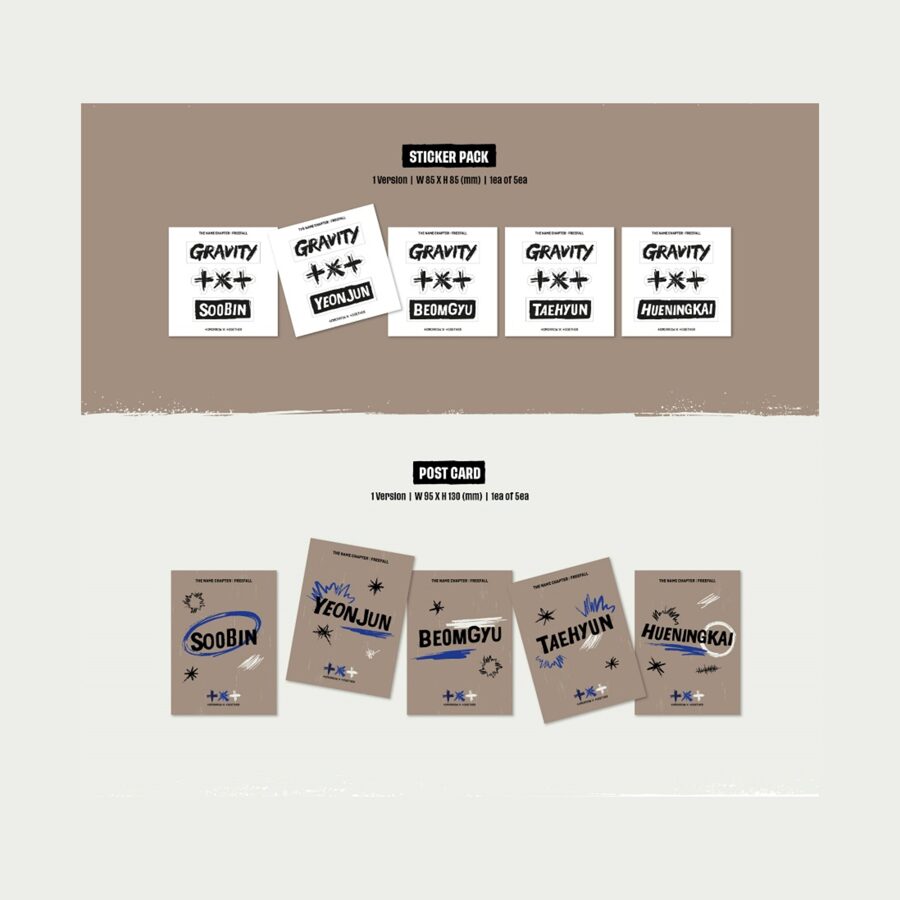 TXT - Album [The Name Chapter : FREEFALL] (Gravity Ver.) + MusicKorea ...