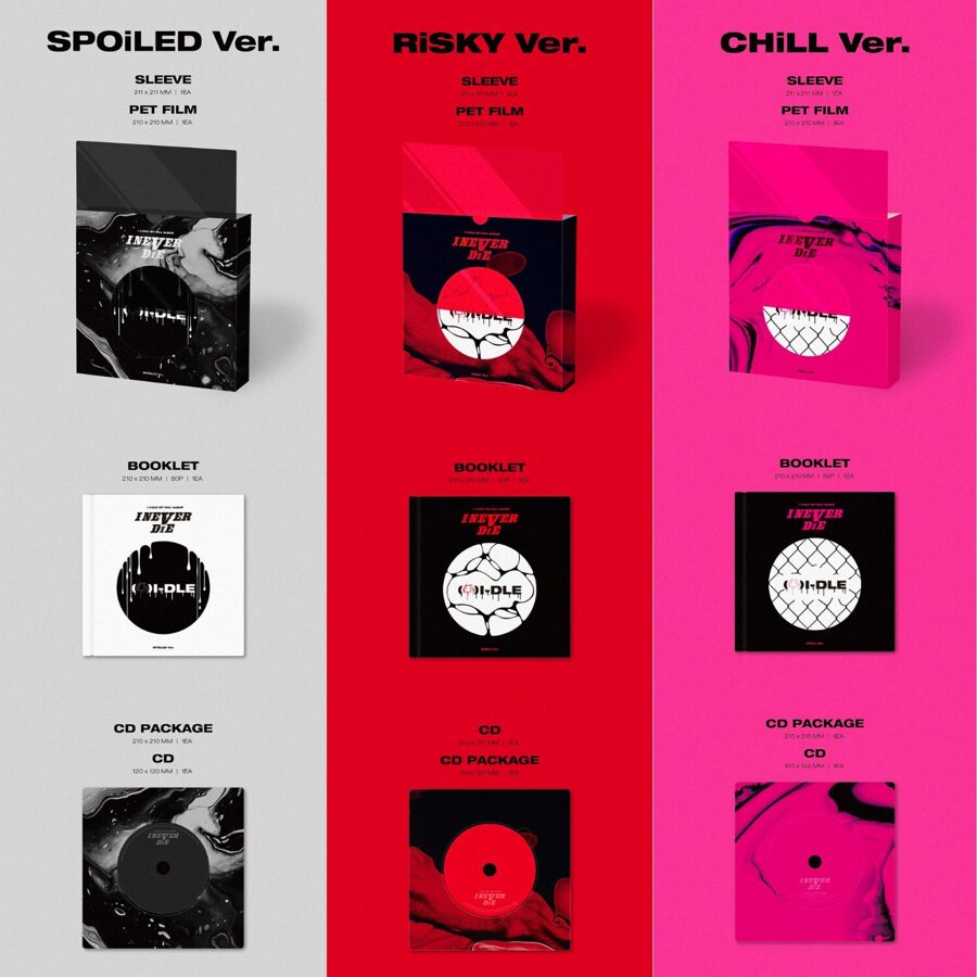 (G)I-DLE - Album Vol. 1 [I NEVER DIE] + MusicKorea POB - Music albums ...