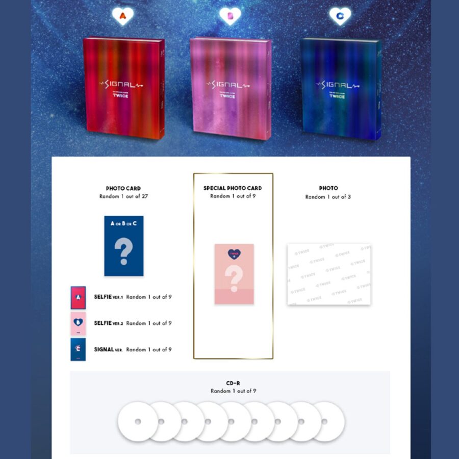 TWICE - Mini Album Vol. 4 [Signal] - Music albums - Shop - NEOE kpop shop