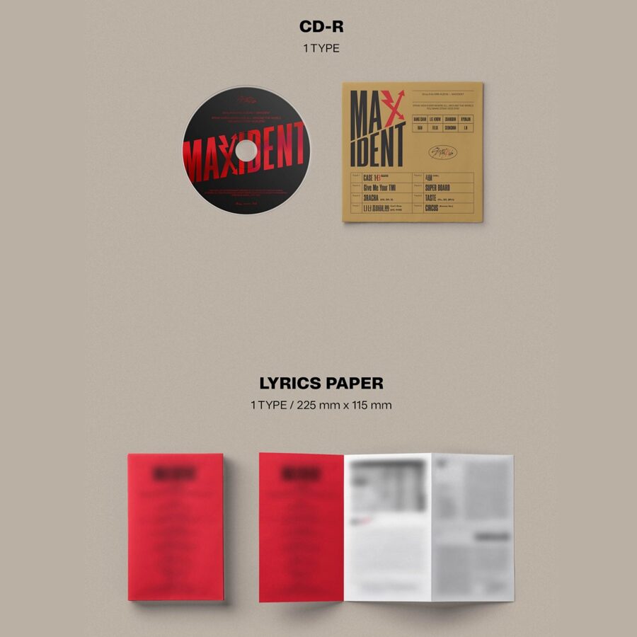 Stray Kids - Mini Album [MAXIDENT] (CASE Ver.) - Mūzikas albumi ...