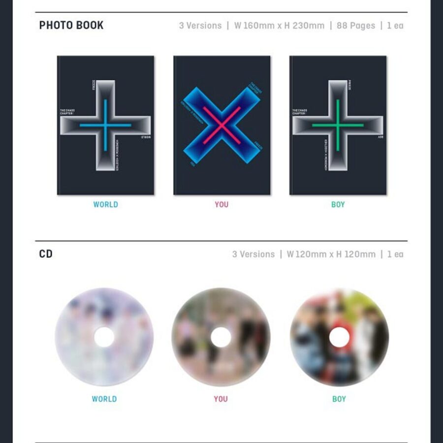 TXT - Album [THE CHAOS CHAPTER : FREEZE] - Music albums - Shop - NEOE ...