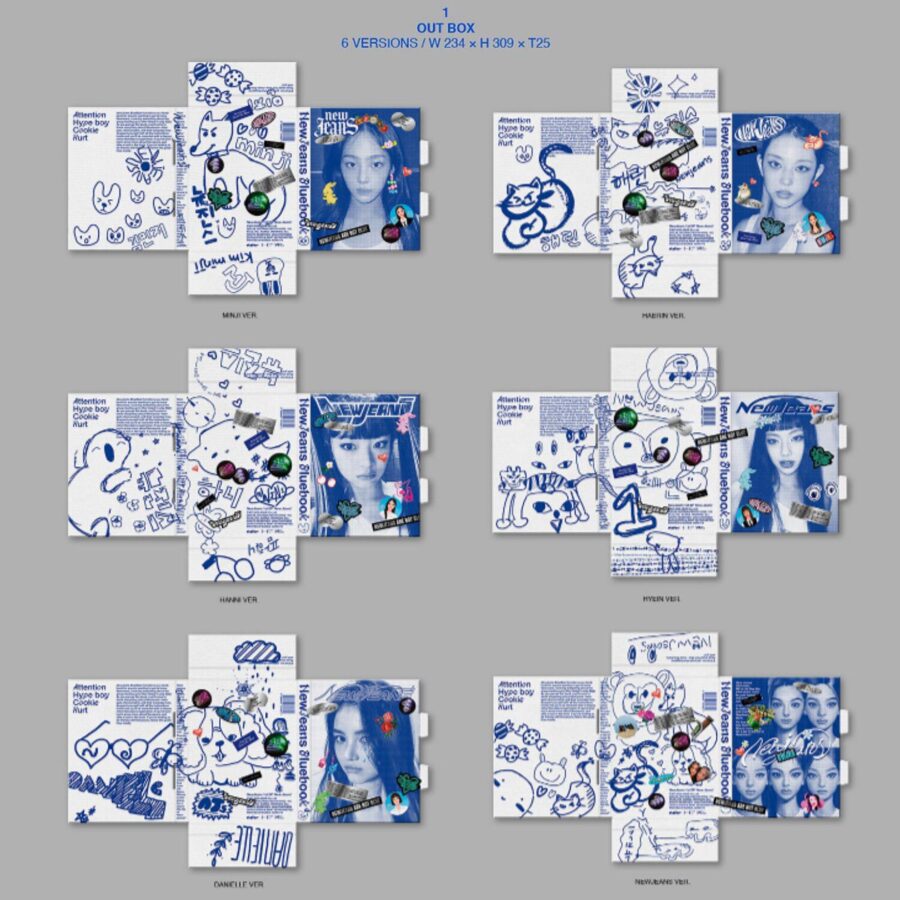 NewJeans - 1st EP [New Jeans] (Bluebook Ver.) - Music albums - Shop - NEOE kpop shop